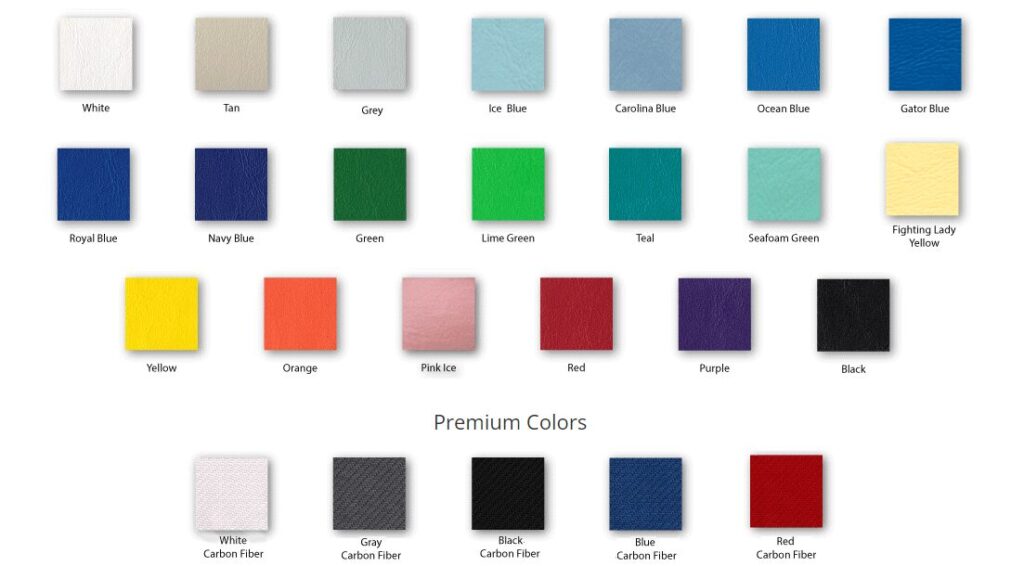 Custom Color Chart – Ocean-Tamer